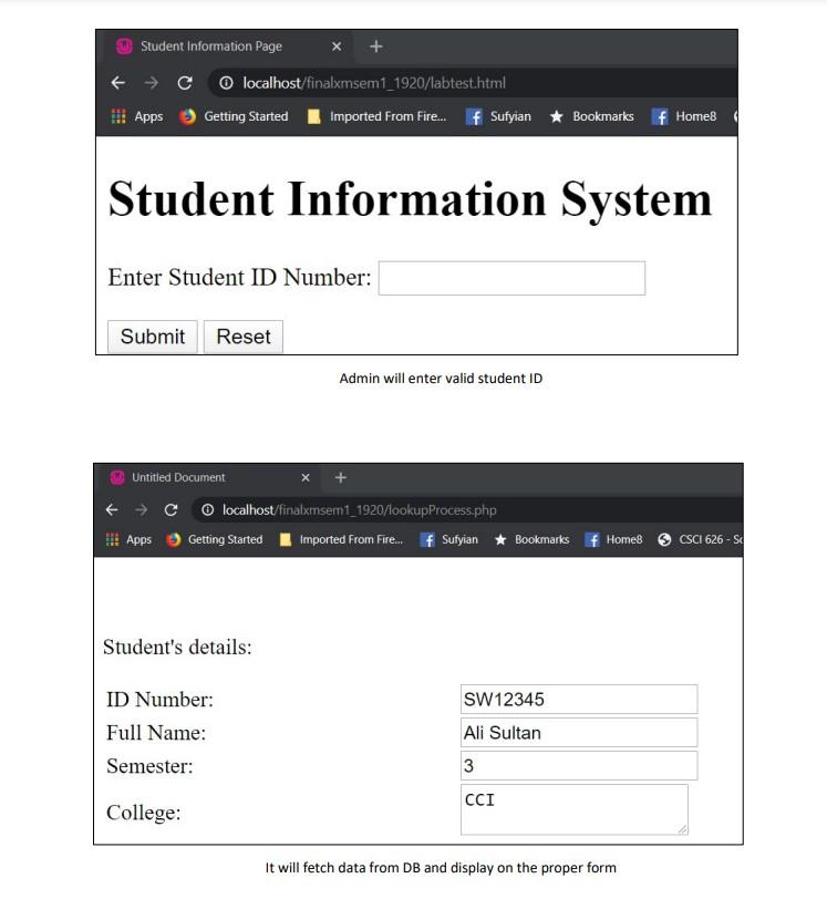 Solved 1. Create database named as Lab_Test_your section | Chegg.com