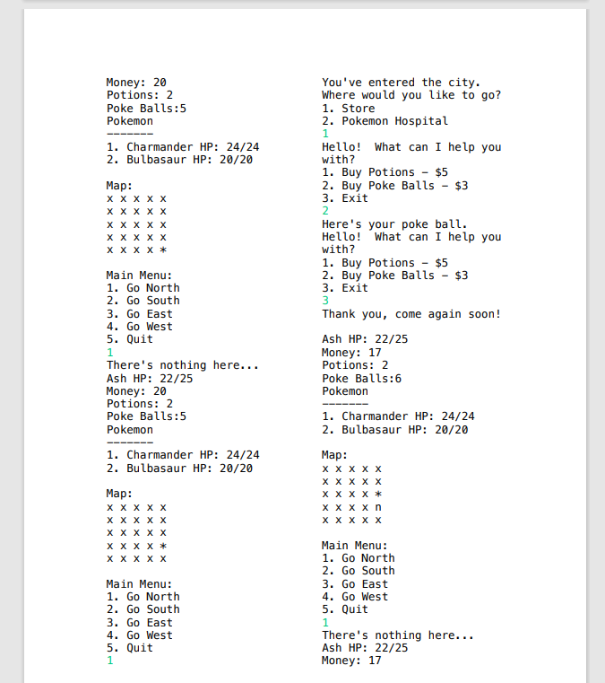 Solved Pokémon - Part 2 Modify the code you wrote for | Chegg.com