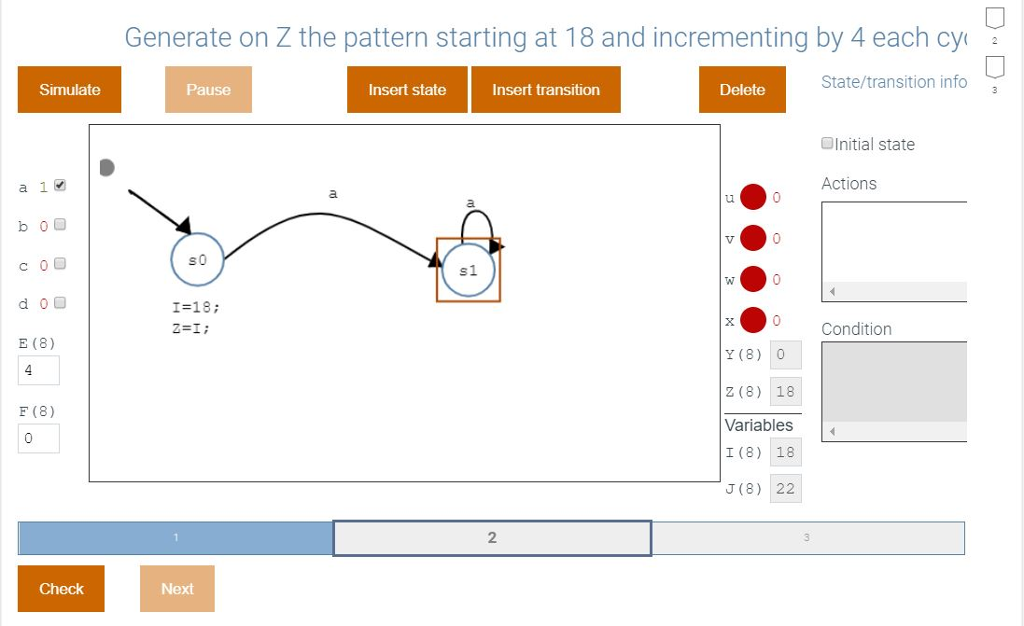Solved Generate on Z the pattern starting at 18 and | Chegg.com