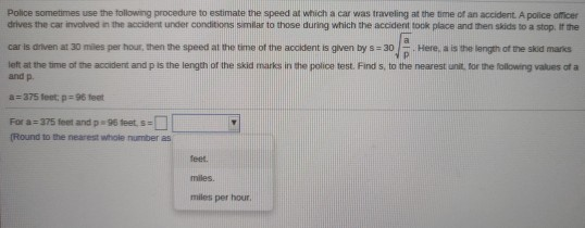 Solved Police sometimes use the following procedure to | Chegg.com
