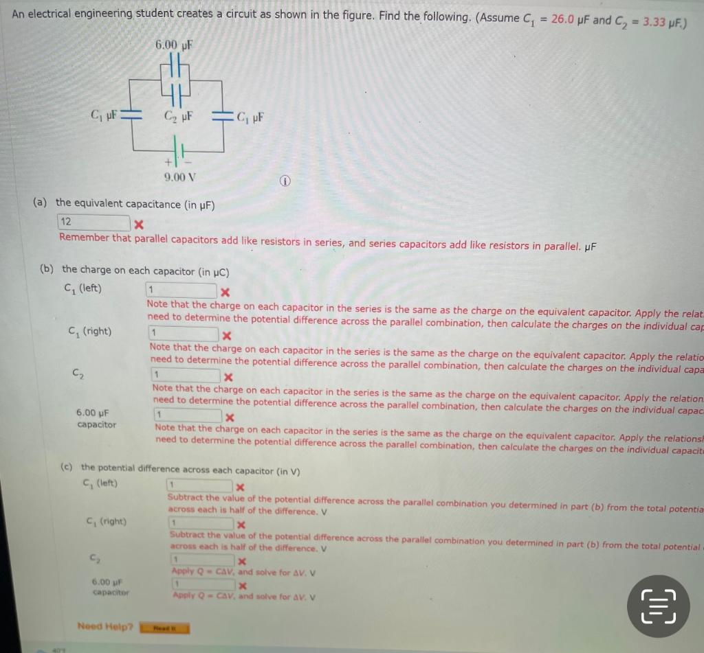 Solved n electrical engineering student creates a circuit as | Chegg.com