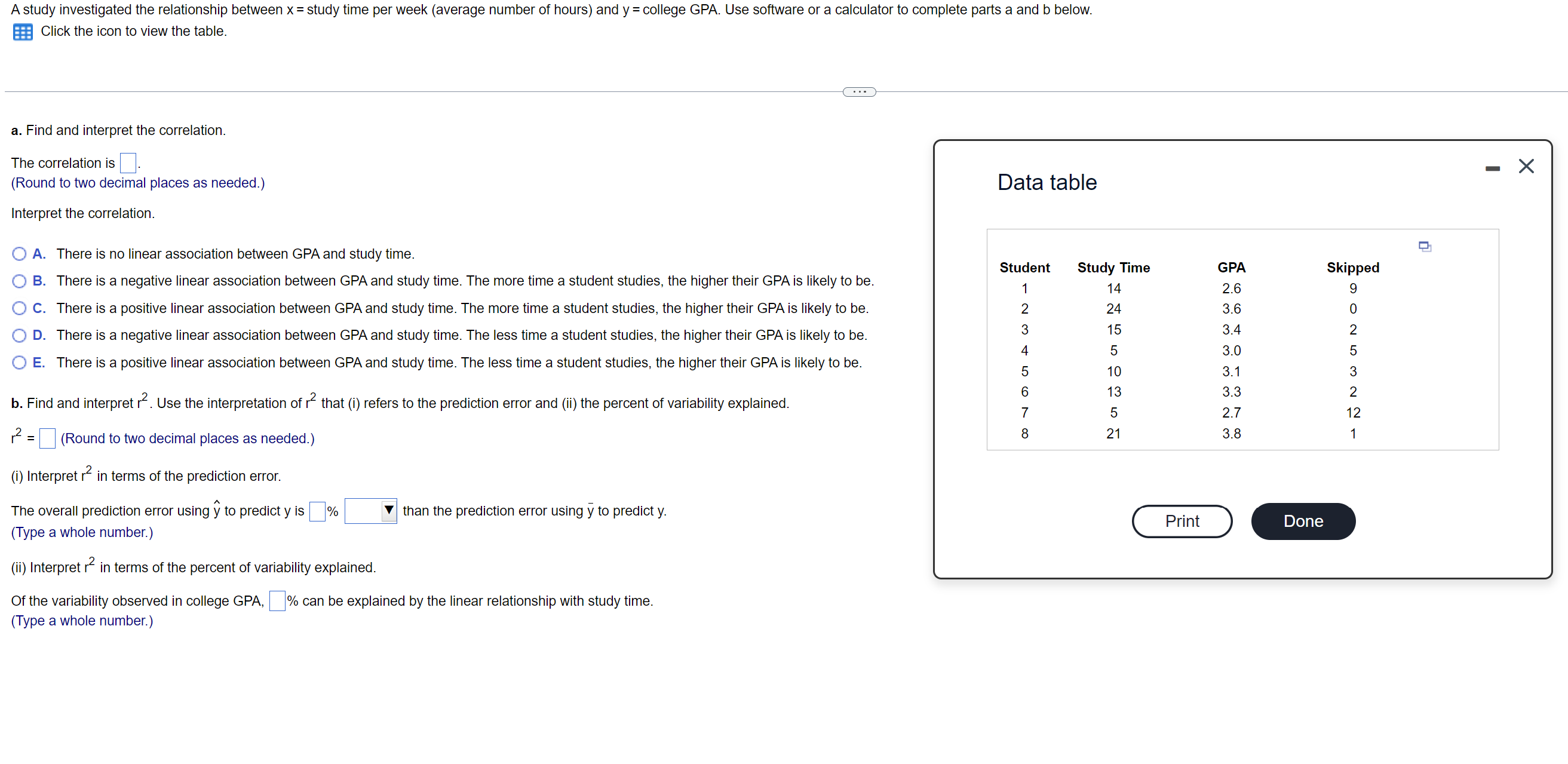 Solved 䡒 ﻿Click the icon to view the table.a. ﻿Find and | Chegg.com