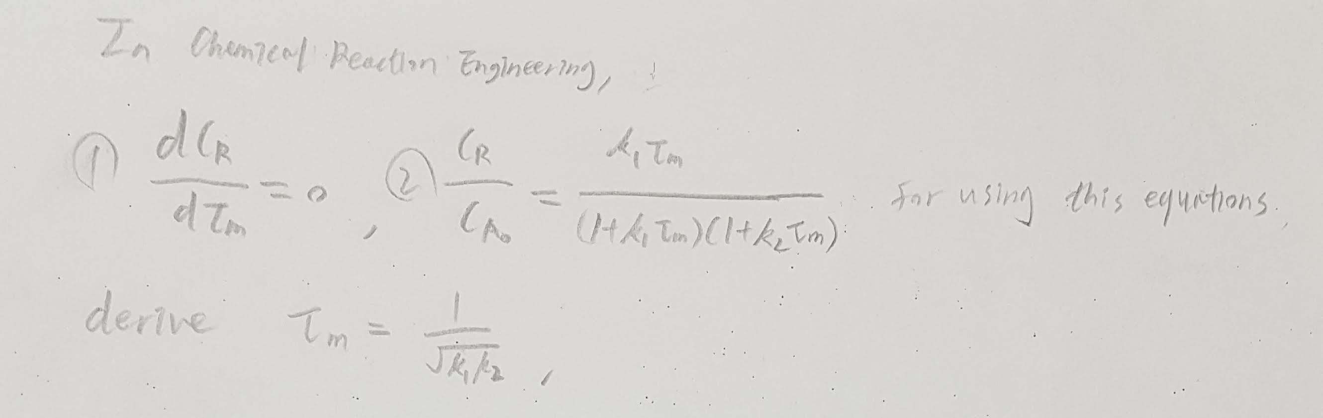 Solved In Chenient Reaction Engineering, 3 dl CR km CA G ed | Chegg.com