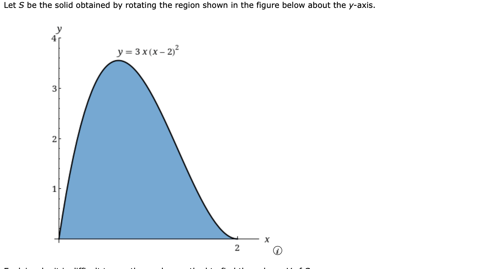 Solved Let S be the solid obtained by rotating the region | Chegg.com