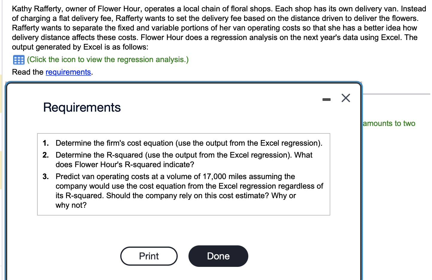 Solved Kathy Rafferty, owner of Flower Hour, operates a | Chegg.com