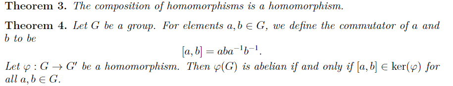 Solved Theorem 3. The composition of homomorphisms is a | Chegg.com