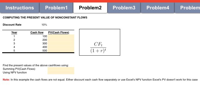 Solved Instructions l Each problem is | Chegg.com