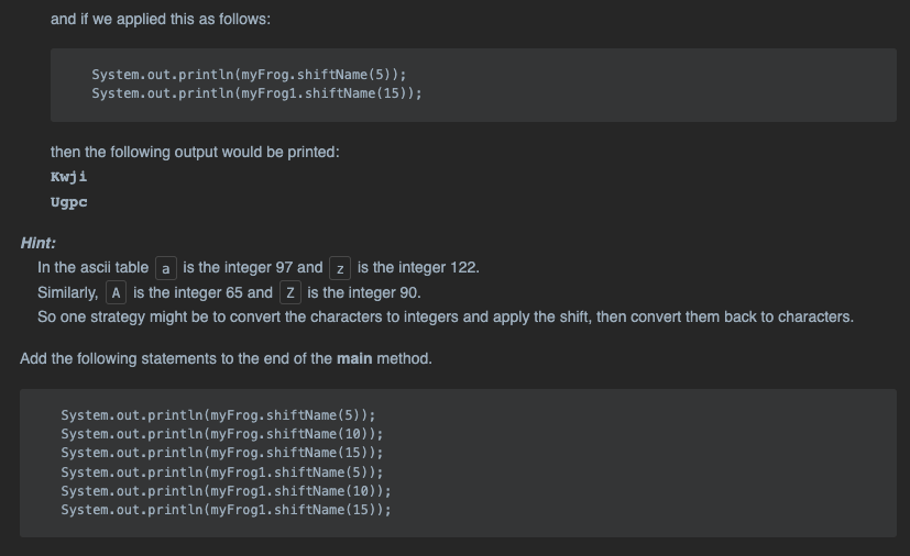 Solved Task 1 - Checkpoint 22 The following class | Chegg.com