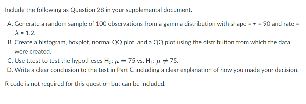 Solved Include the following as Question 28 in your | Chegg.com
