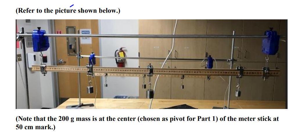 Solved Question on Torque about a pivot point (at the center | Chegg.com