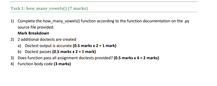Solved Def How Many Vowels Text This Function Chegg