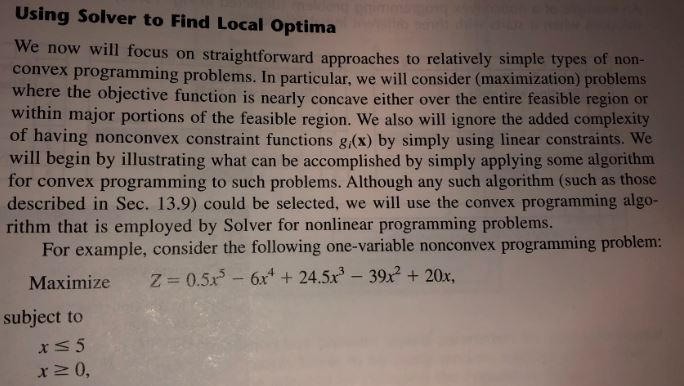 14.3-8. Consider the example of a nonconvex | Chegg.com