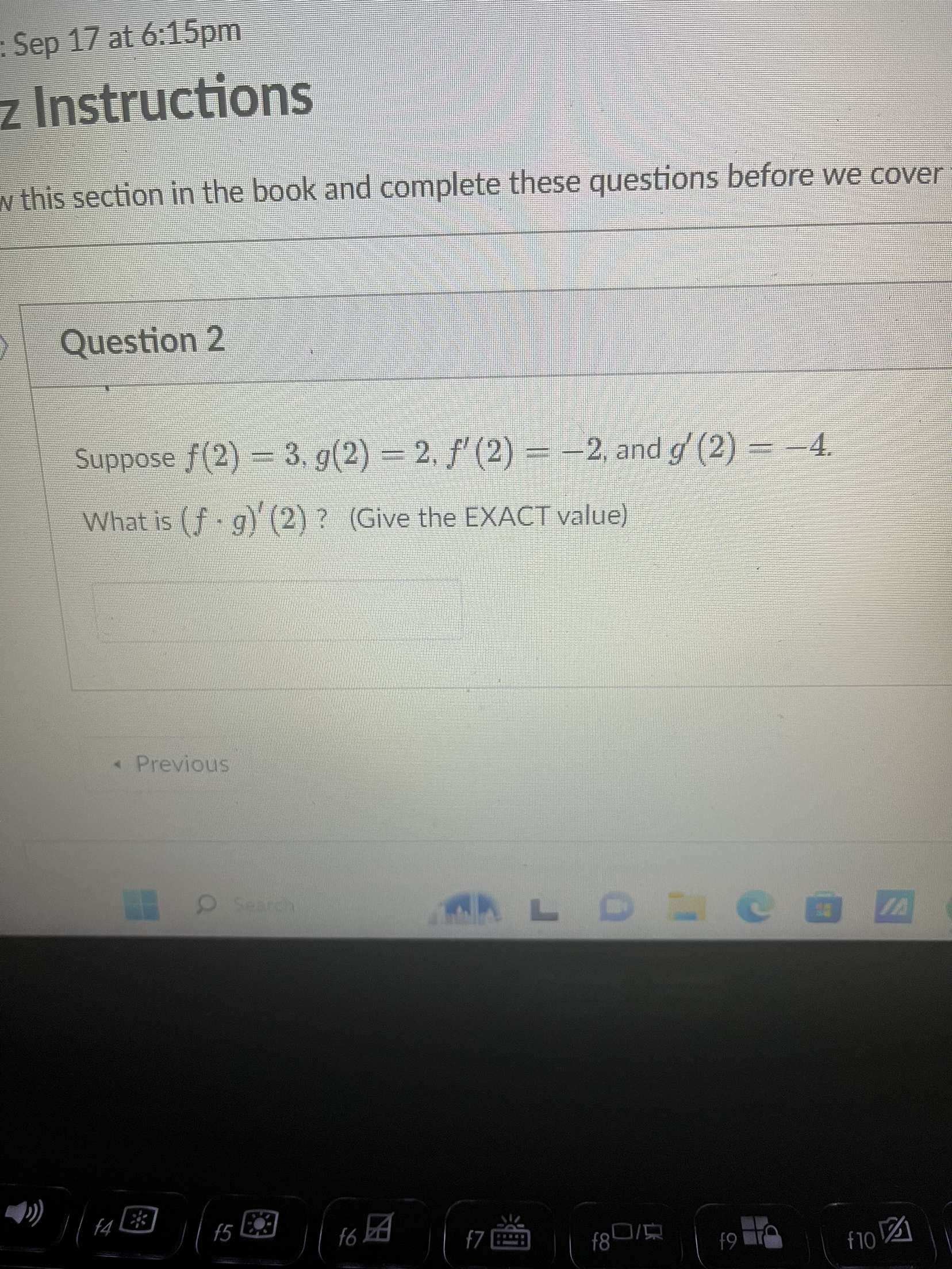 Solved Sep 17 at 6:15pm z Instructions w this section in the | Chegg.com