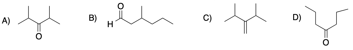 Solved 1. A Compound (C7H14O) has a strong infrared | Chegg.com