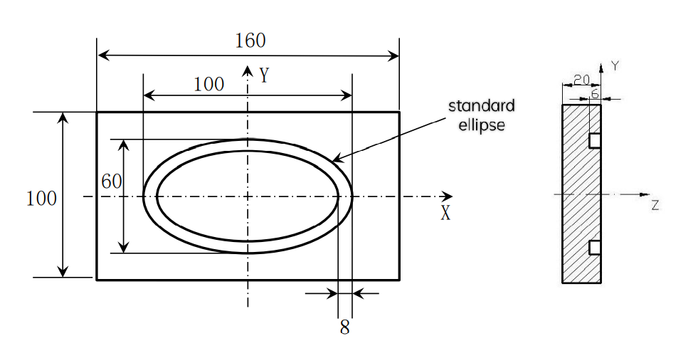 Solved Prepare the machining program to process the | Chegg.com