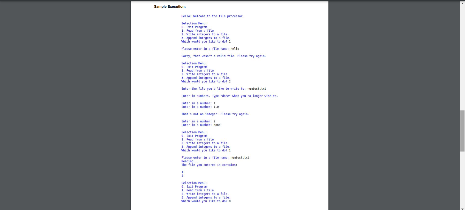 Solved Objectives Practice Reading And Writing To Files