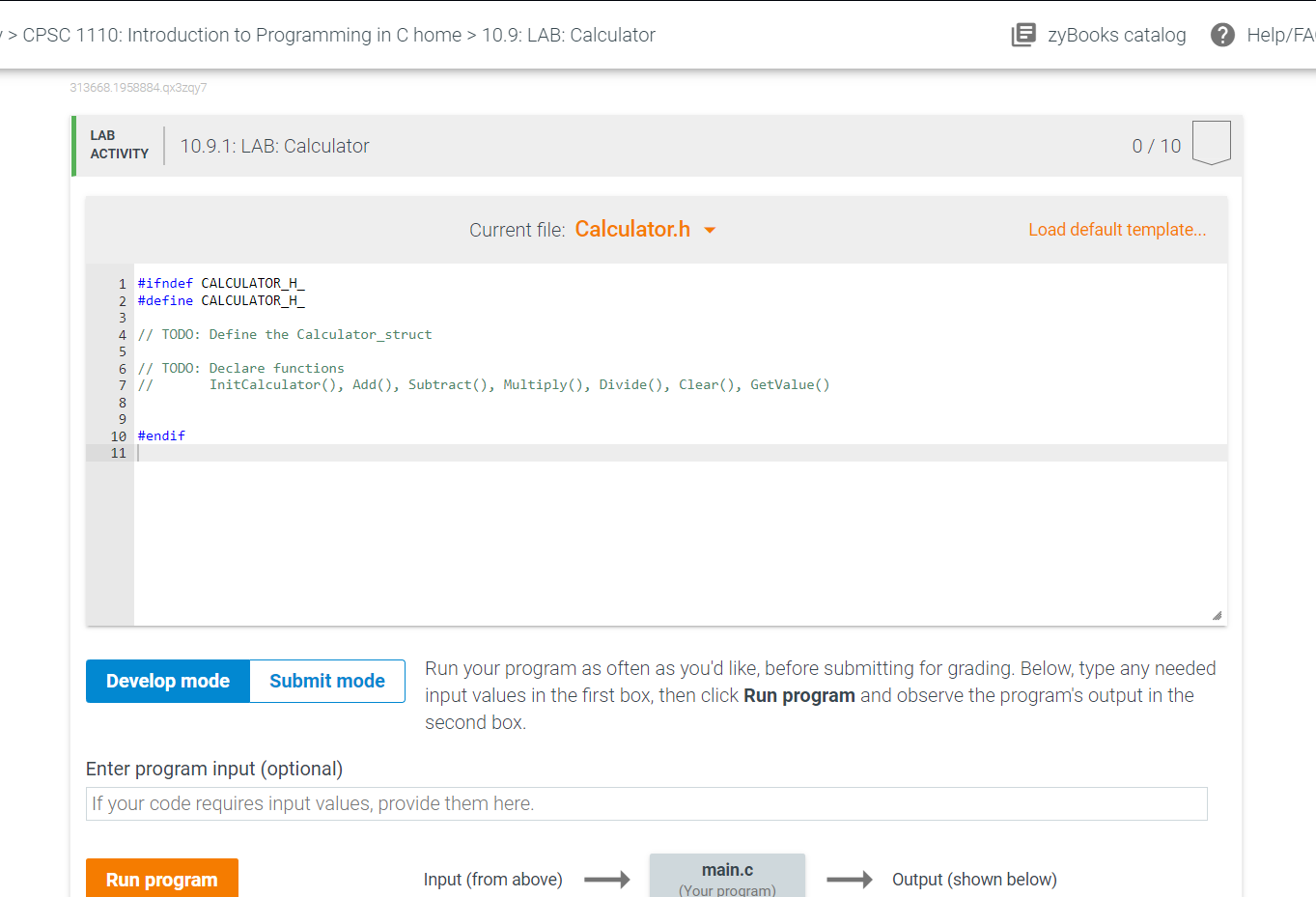 Solved y> CPSC 1110: Introduction to Programming in C home > | Chegg.com