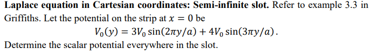 Solved Laplace equation in Cartesian coordinates: | Chegg.com