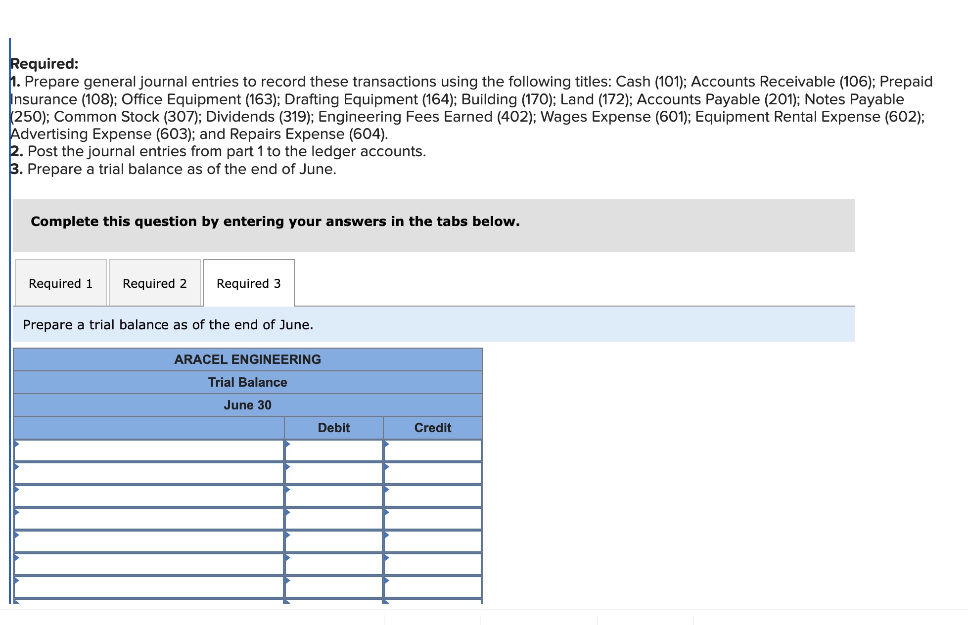 Problem 2-2A Preparing and posting journal entries; | Chegg.com