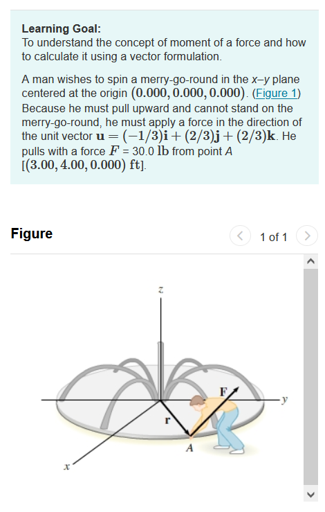 Solved Learning Goal: To understand the concept of moment of | Chegg.com