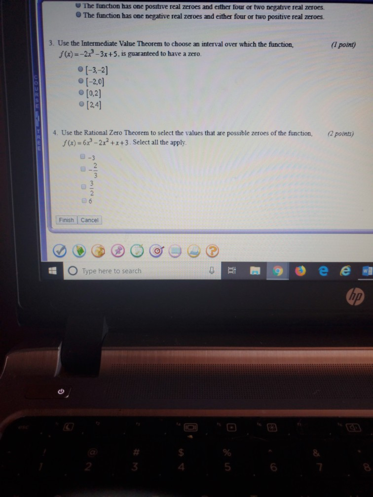 Solved Lesson 2 Real Zeroes Of A Polynomial Function