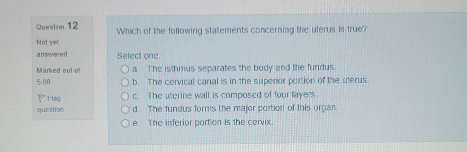 Solved Which of the following statements concerning the | Chegg.com