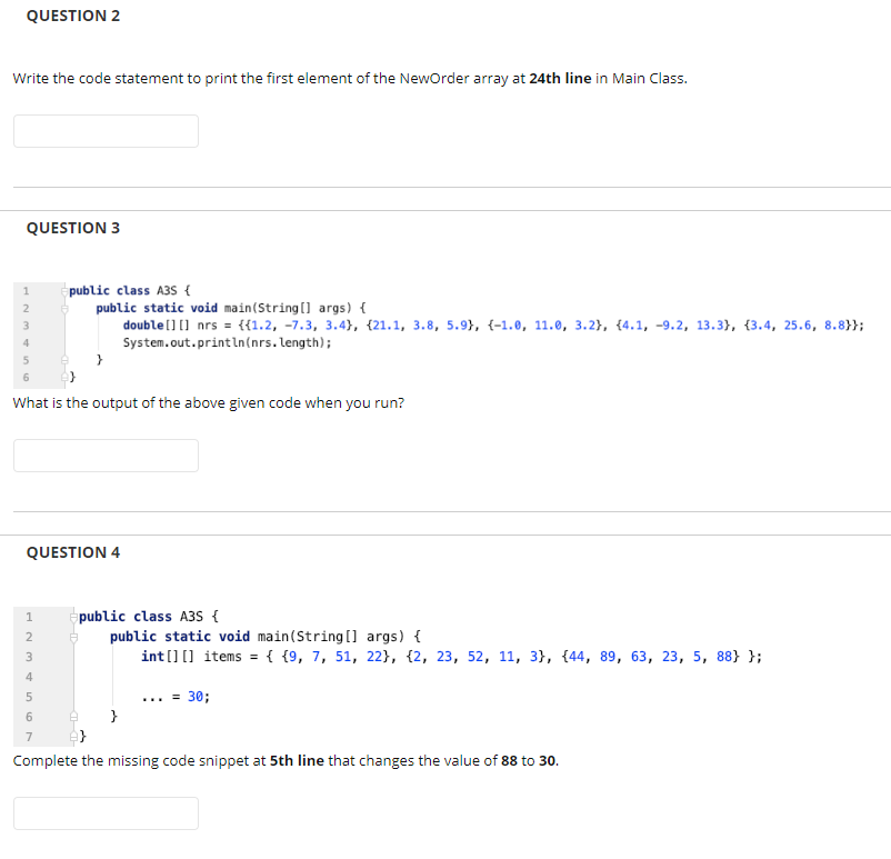 QUESTION 1 public class Order { private String | Chegg.com