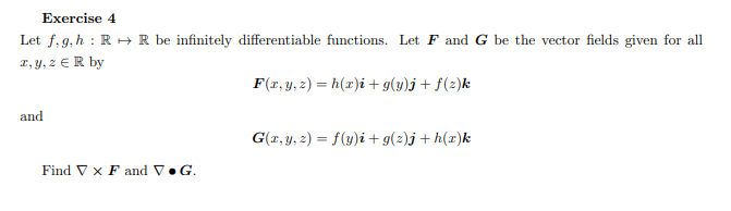 Solved Let f,g,h:R↦R be infinitely differentiable functions. | Chegg.com