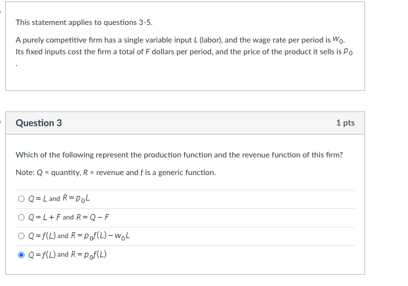 Solved This statement applies to questions 3-5. A purely | Chegg.com