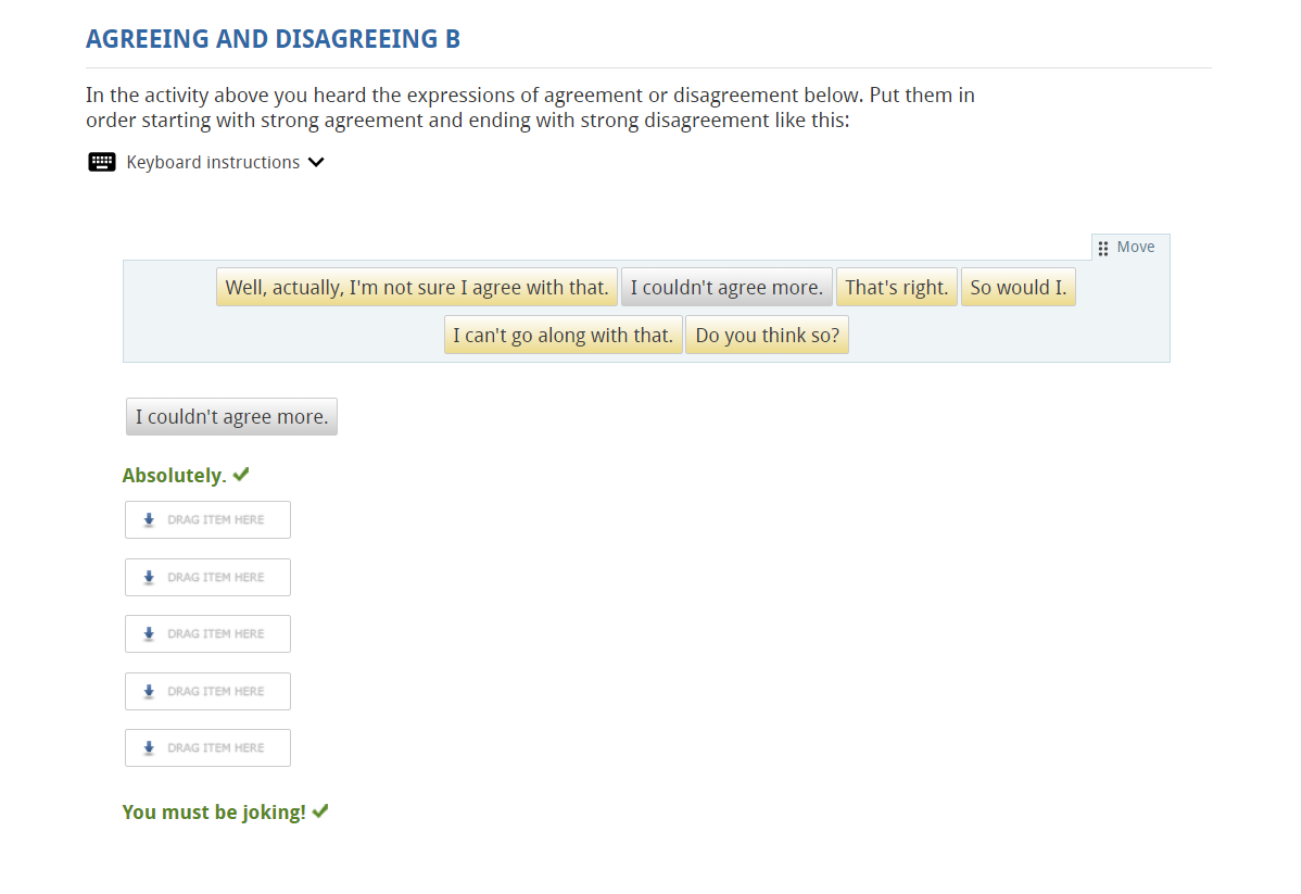 In the activity above you heard the expressions of | Chegg.com