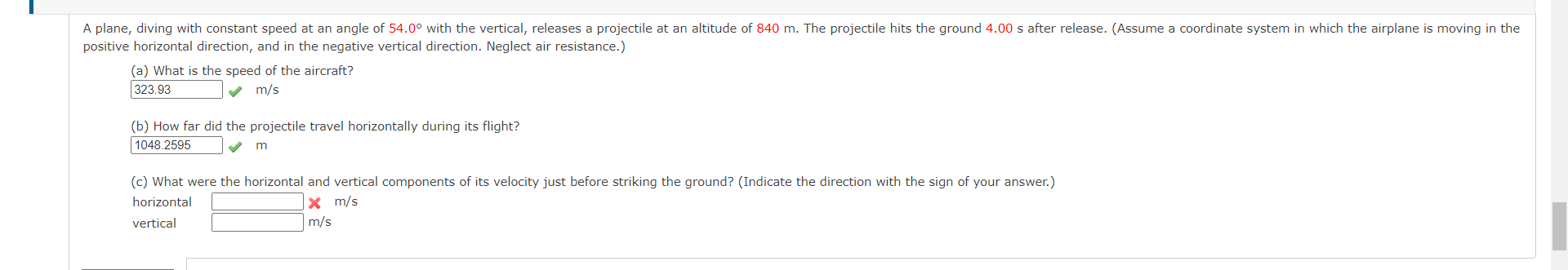 Solved positive horizontal direction, and in the negative | Chegg.com