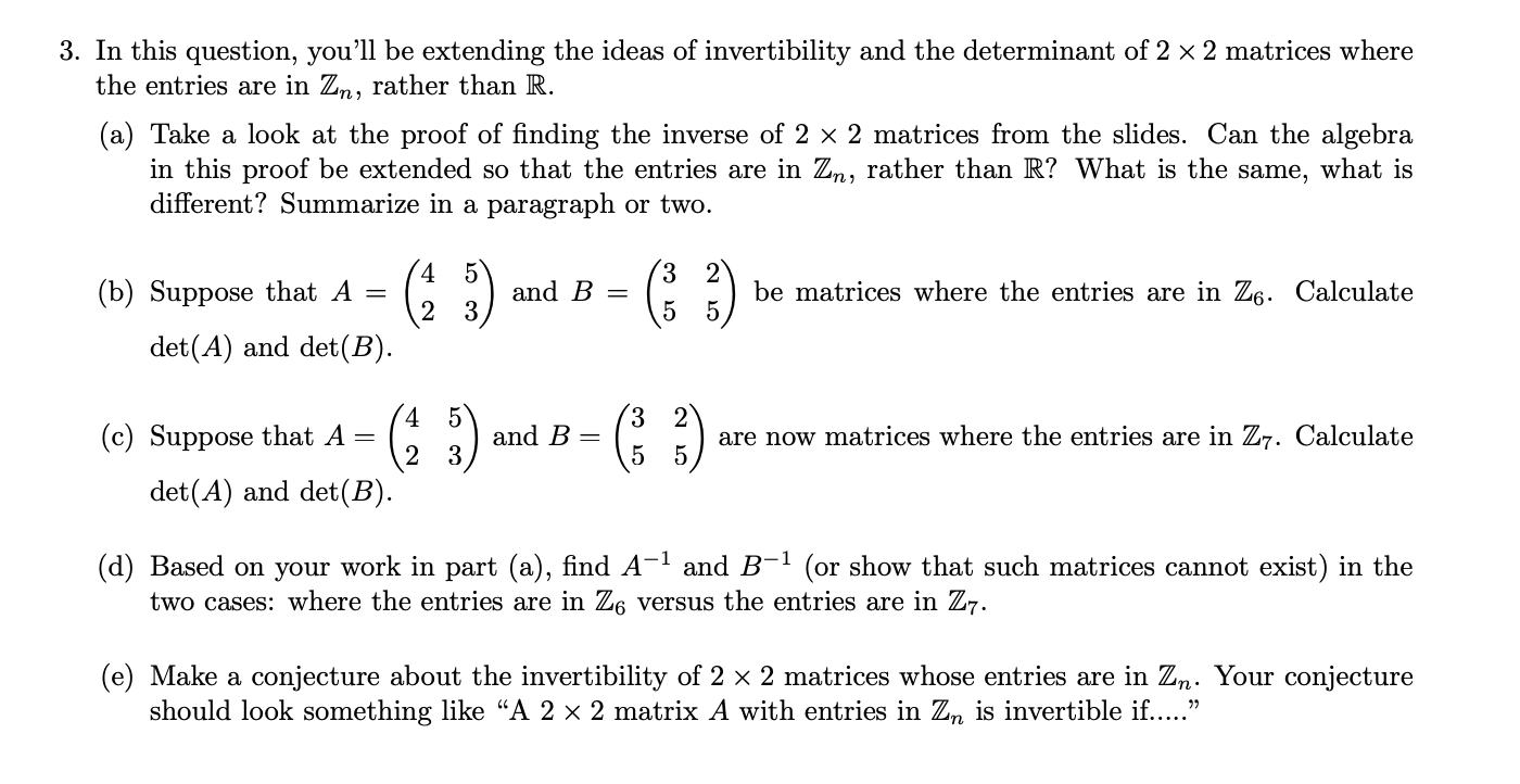 Solved 3. In this question, you'll be extending the ideas of | Chegg.com