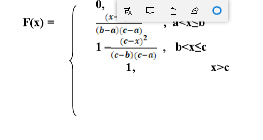Solved Develop a generator for a triangular distribution | Chegg.com