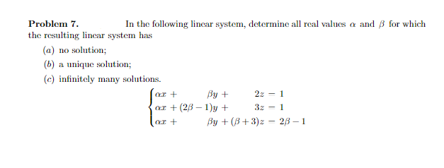 Solved This homework problem is for my linear algebra class. | Chegg.com