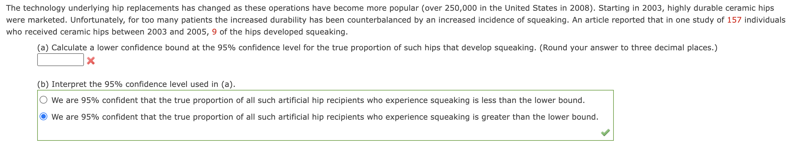 The technology underlying hip replacements has | Chegg.com