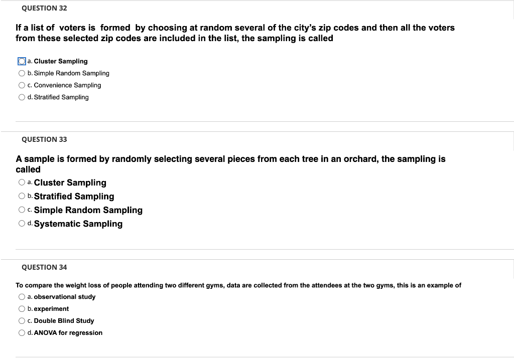 Solved QUESTION 32 If a list of voters is formed by choosing | Chegg.com