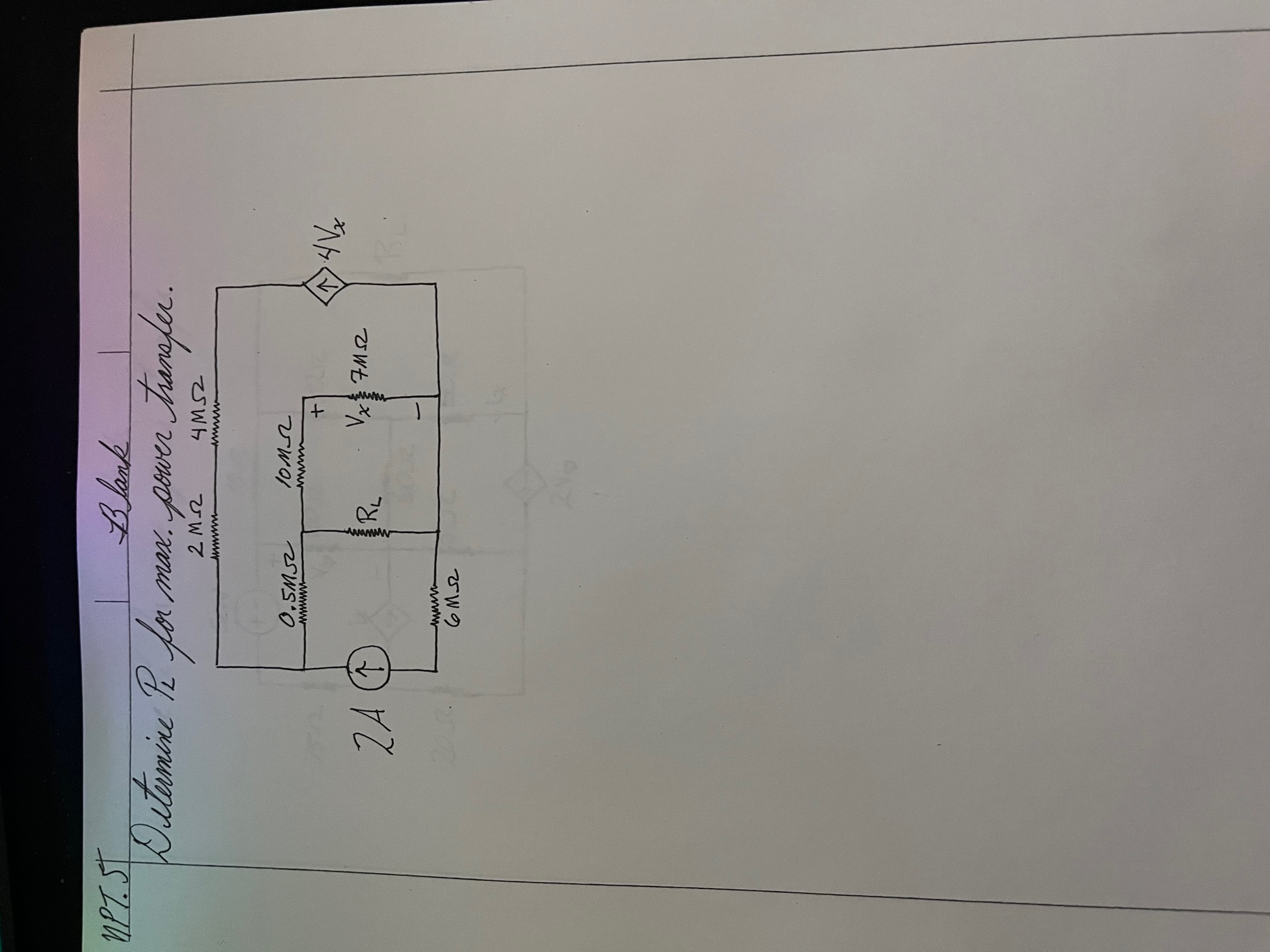 Solved UPT.ST Ditermine R for max. sower transfer. | Chegg.com