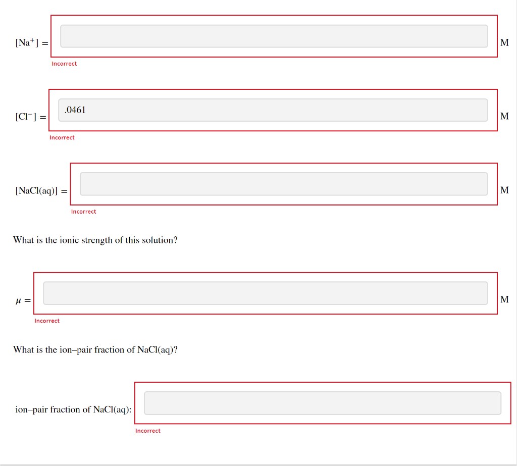 Solved Systematic treatment of equilibrium for ion pairing. | Chegg.com