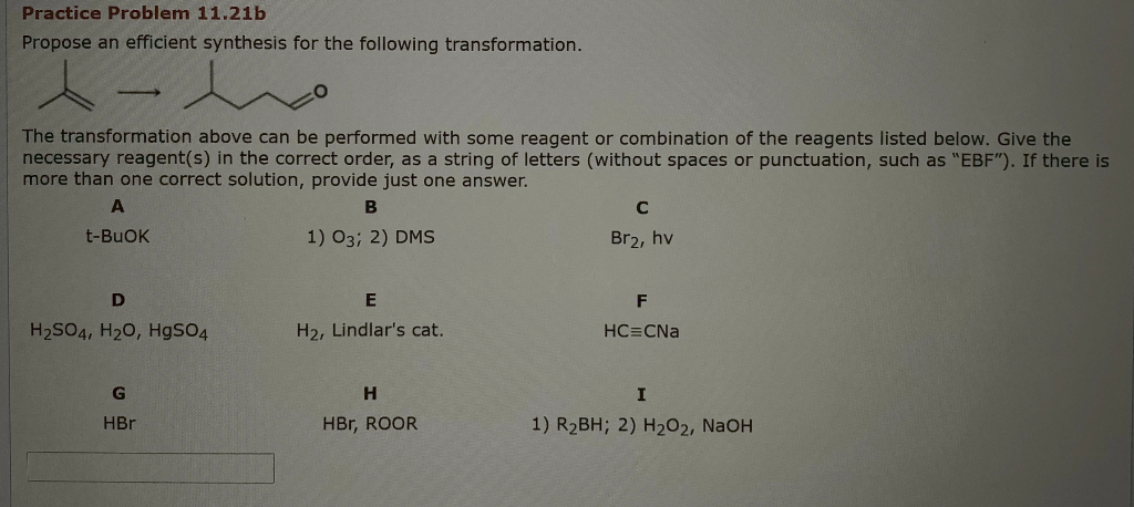 Solved Practice Problem 11.25a Propose an efficient | Chegg.com