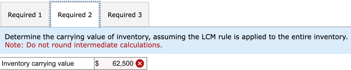 Solved Determine the carrying value of inventory, assuming | Chegg.com