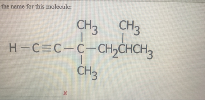 Solved the name for this molecule: CH2 CH2 3 CH3 | Chegg.com