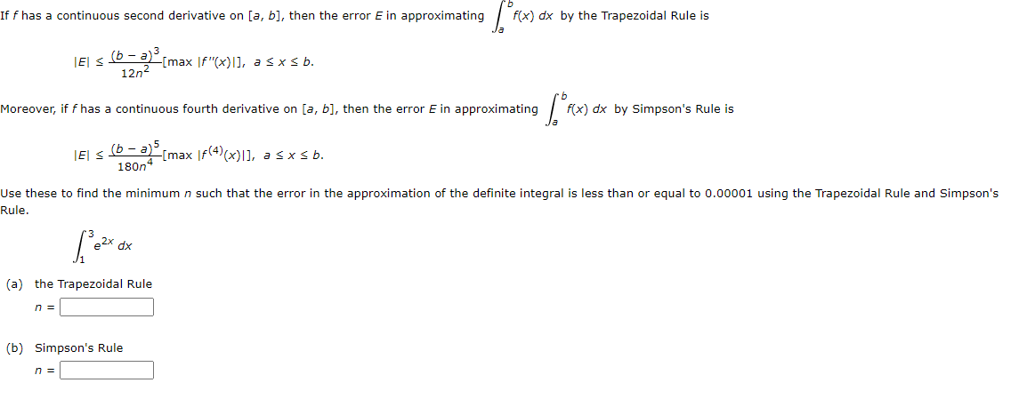 Solved f f has a continuous second derivative on [a,b], then | Chegg.com