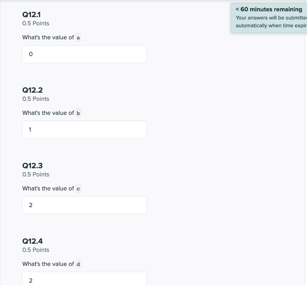 Solved automatically when time expi Q12 Images with Numpy | Chegg.com