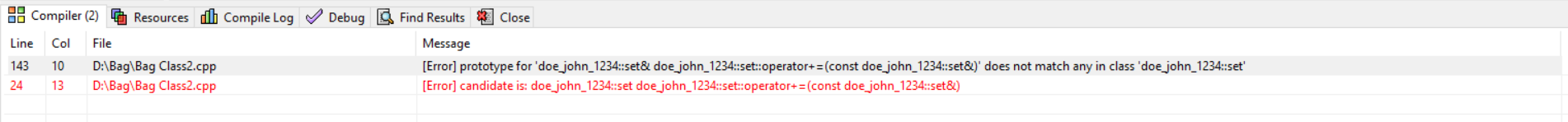 Solved Modify the bag class of the Container Classes module | Chegg.com
