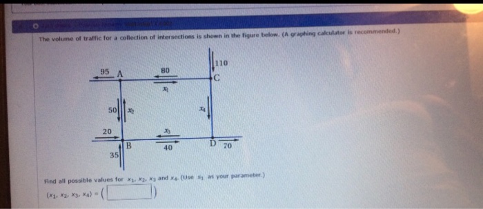 Solved The volume of traffic for a collection of | Chegg.com