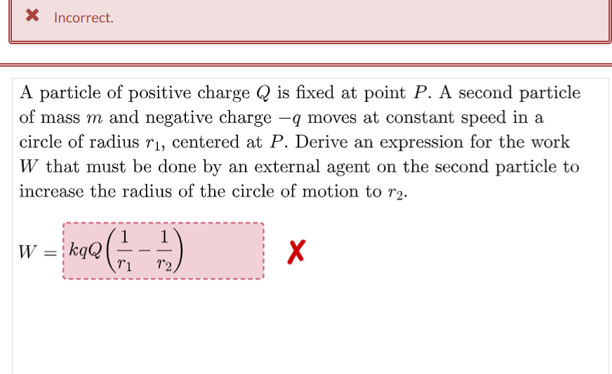 Solved A particle of ﻿positive charge ?( Q ??) is ﻿fixed at | Chegg.com