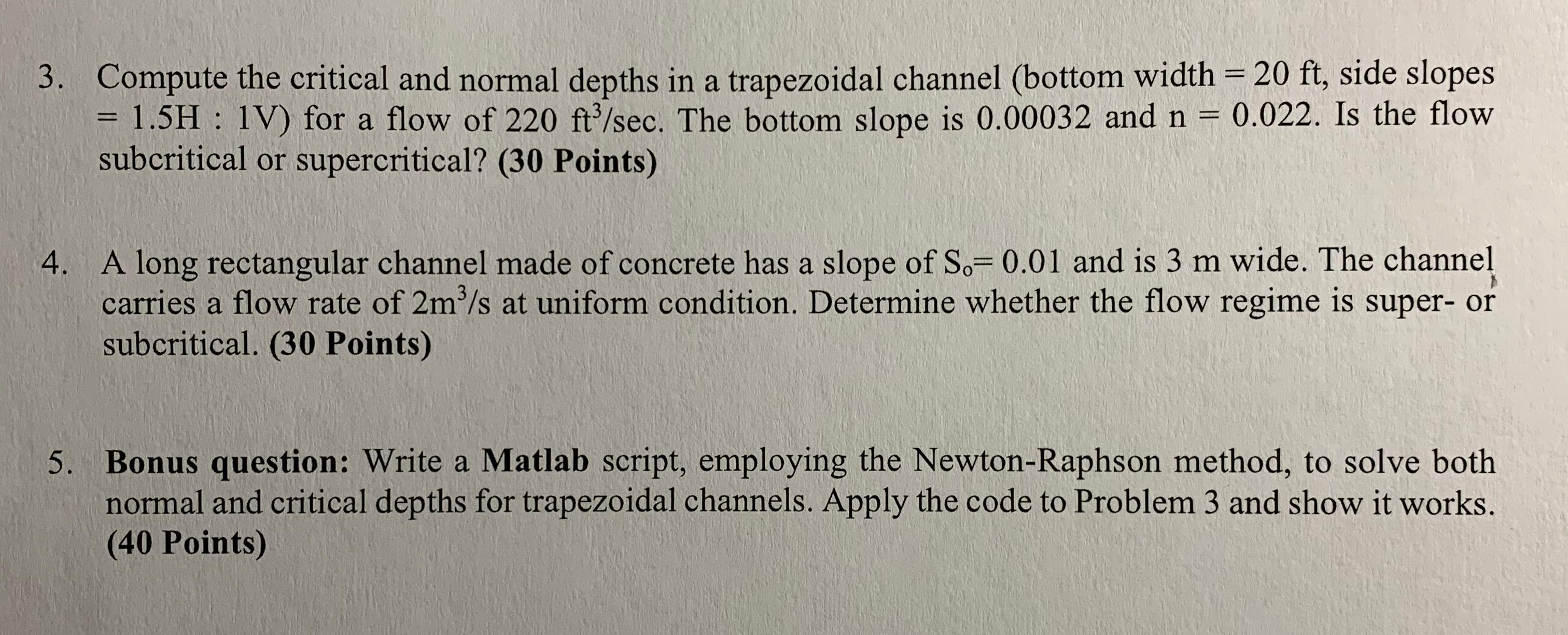 Solved Question 5 please. Ignore question 4 and the numbers | Chegg.com