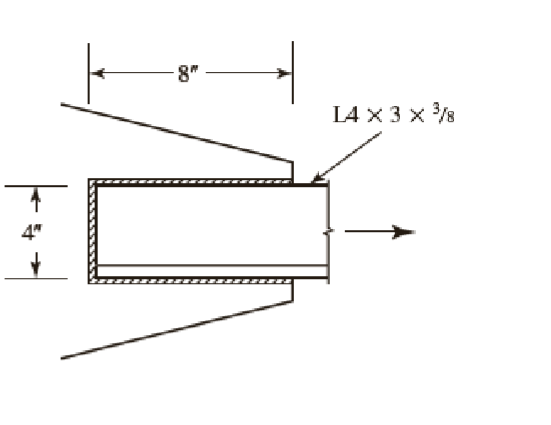 Solved The tension member in the figure—an A36 steel | Chegg.com