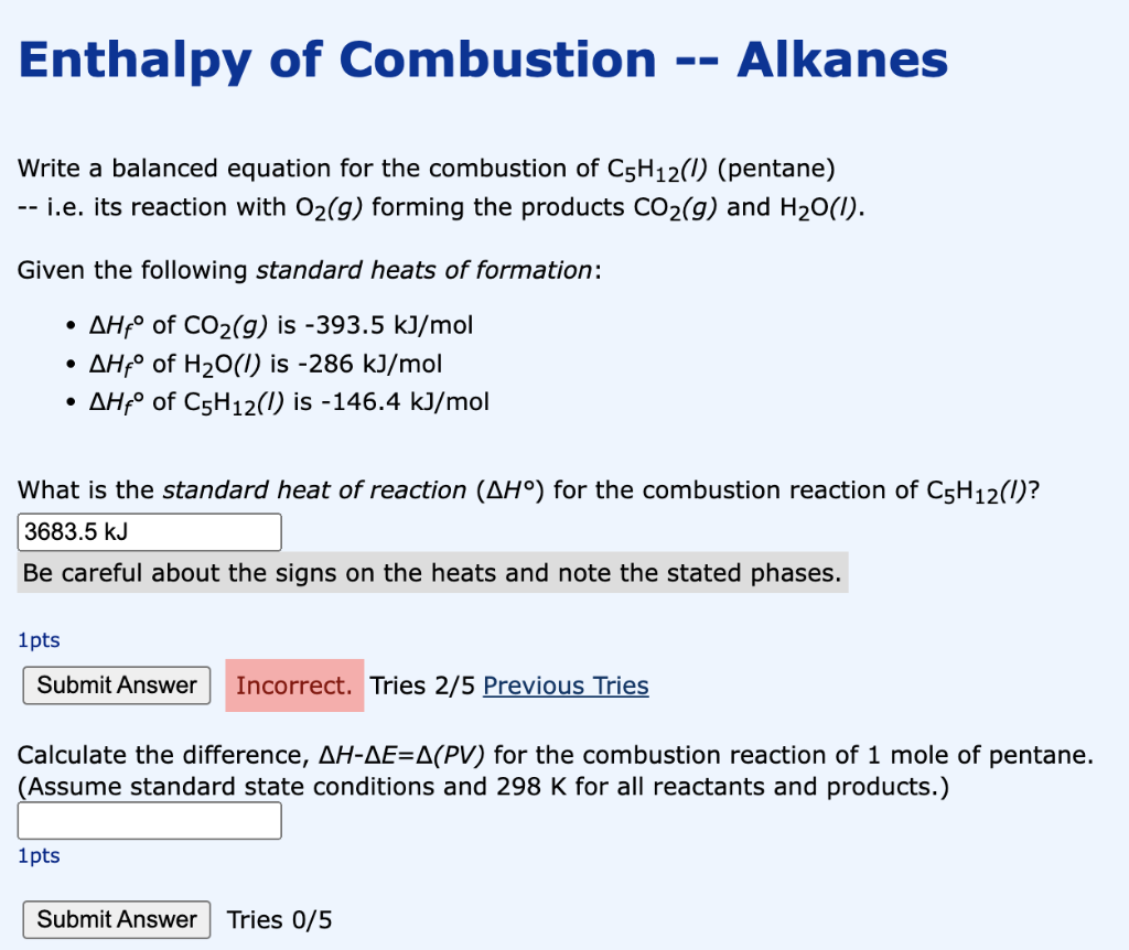 Solved Write a balanced equation for the combustion of | Chegg.com