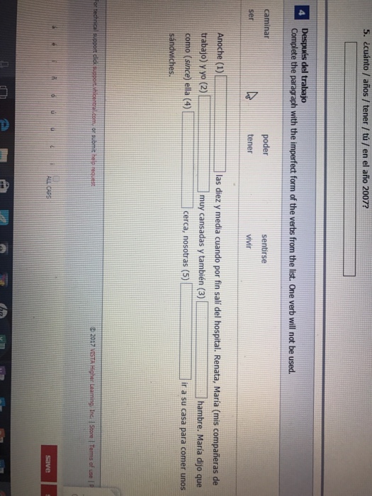ecure I https://m3a.vhlcentra Grade sett Verbos | Chegg.com
